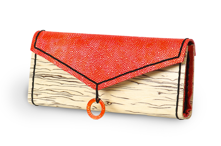 Clutch,wood Purse,clutch on Luulla